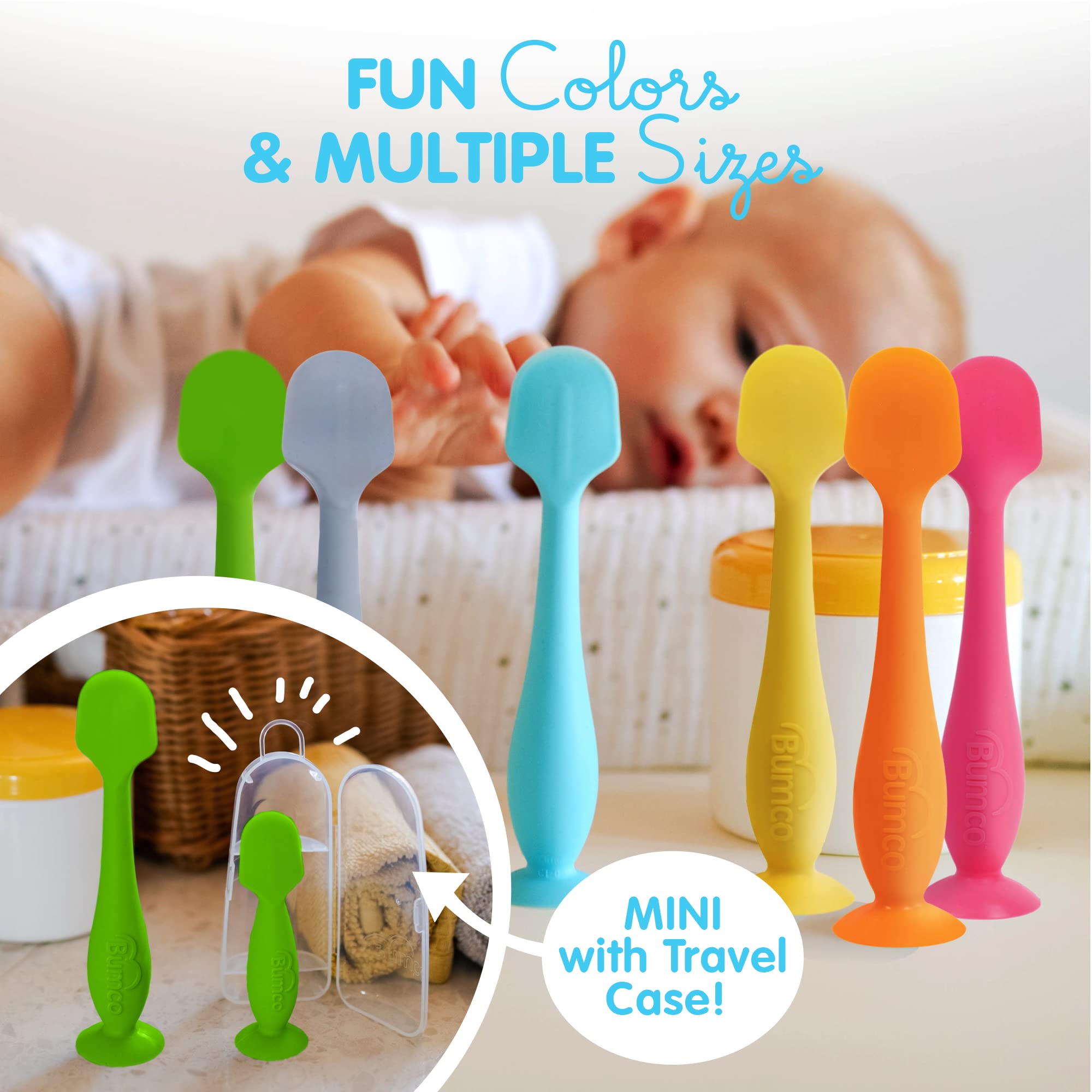 Bumco Diaper Cream Spatula - BPA-Free Diaper Bag Essentials, Soft Butt Spatula Baby, Mom-Invented Butt Paste Spatula, Bumco Diaper Cream Spatula, Flexible Diaper Cream Applicator, Bumco Baby Bum Brush