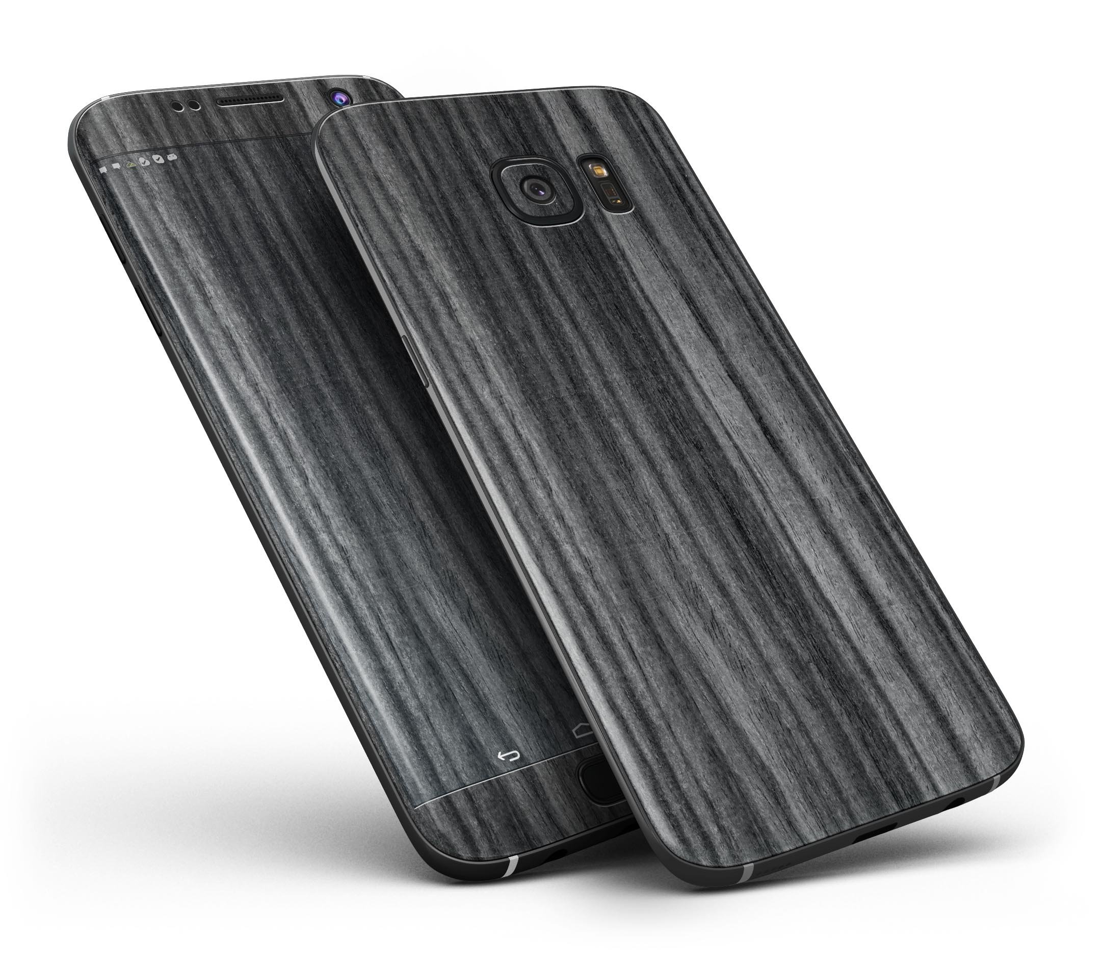 Design Skinz Design Skinz Dark Ebony Woodgrain Full-Body Wrap Decal Skin-Kit for The Galaxy S9 Plus
