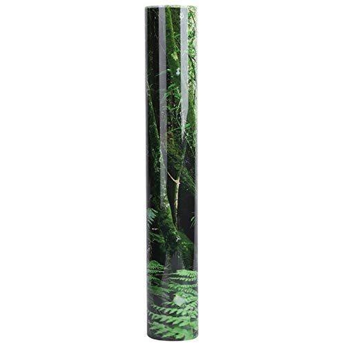 SH-RuiDu Aquarium Background, Durable PVC Reptile Box Rainforest Background Poster Fish Tank Wall Picture Painting Decoration Self Adhesive Sticker for Fish Tank Reptile Box Decorations