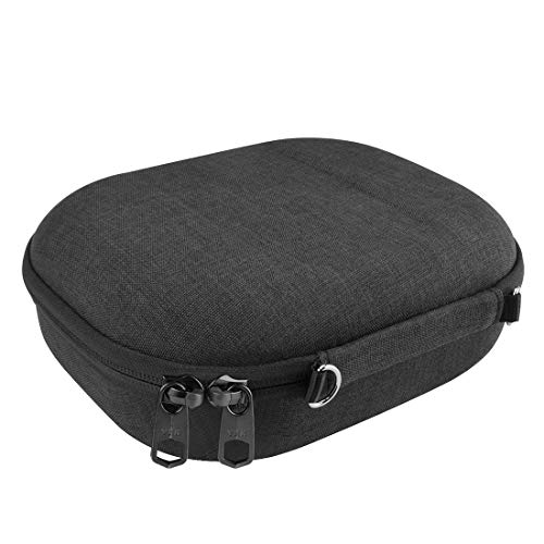 Geekria Shield Headphones Case Compatible with Sennheiser PXC 550-II Wireless, PXC 550, PXC 480 Case, Replacement Hard Shell Travel Carrying Bag with Cable Storage (Dark Grey)