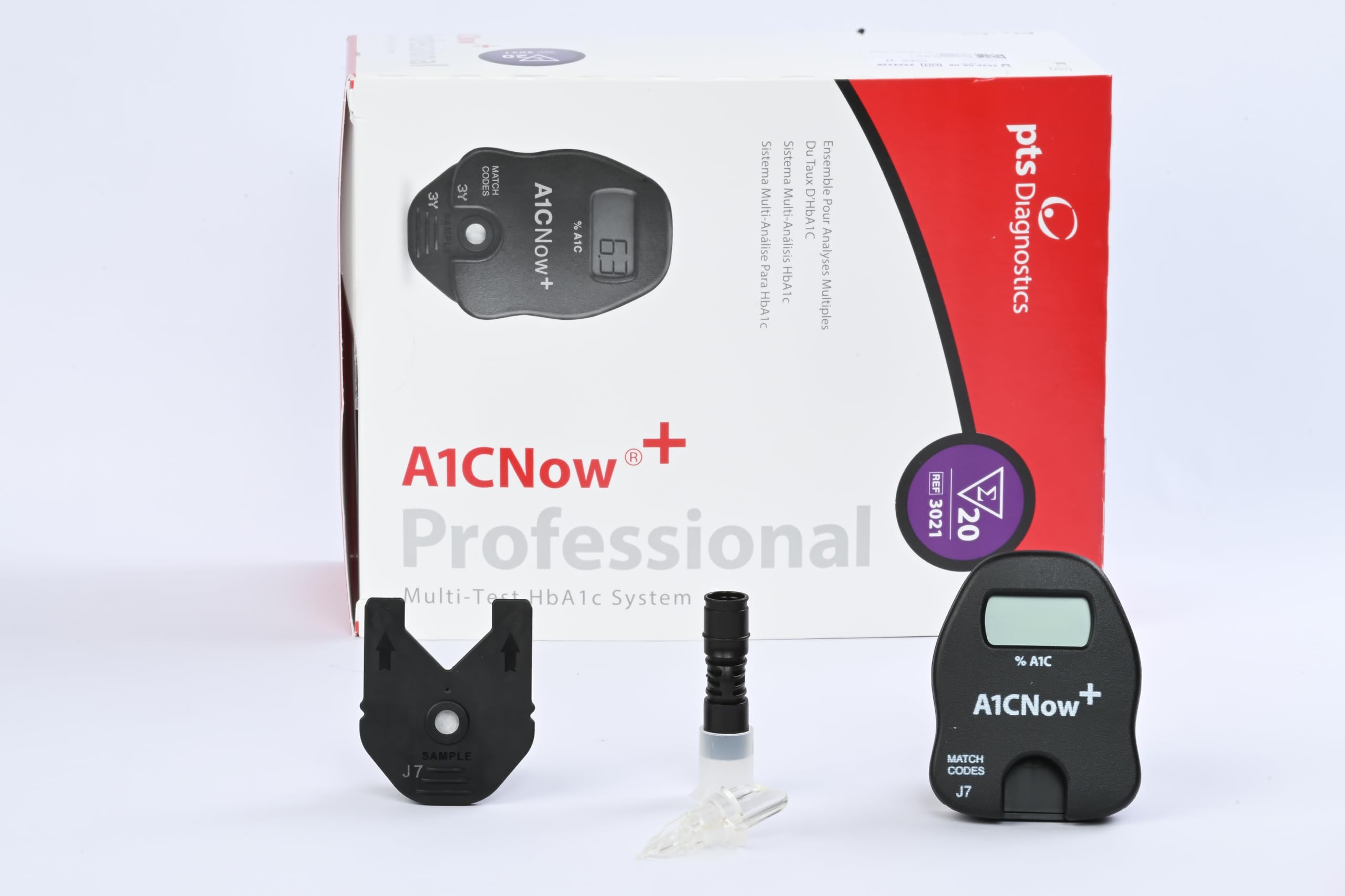 A1CNow+, Hba1c Blood Monitor w/ Sampler, 20 Test Kit