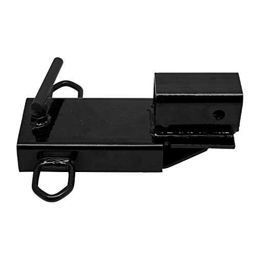 Extreme Max 5001.1373 Clamp-On Forklift Fork Hitch Receiver Adapter - 2", Black