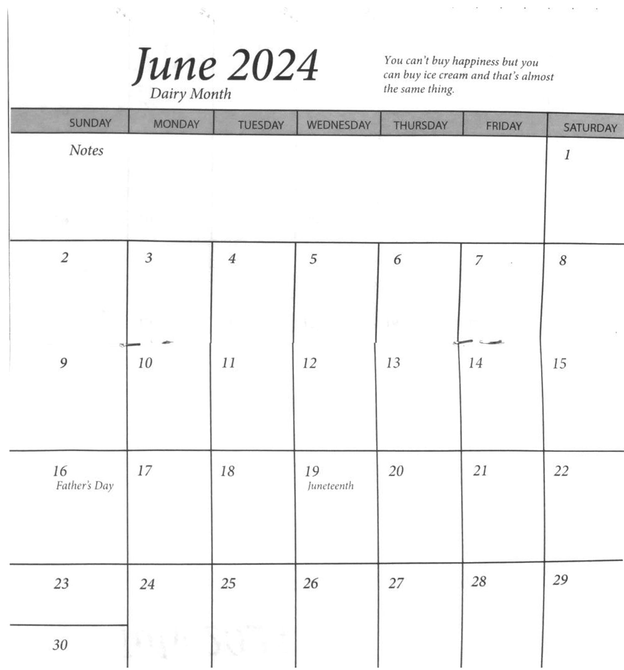 3 Year 2024 2025 2026 Pocket Calendar Planner with Note Pad (Whitetail Deer Field)