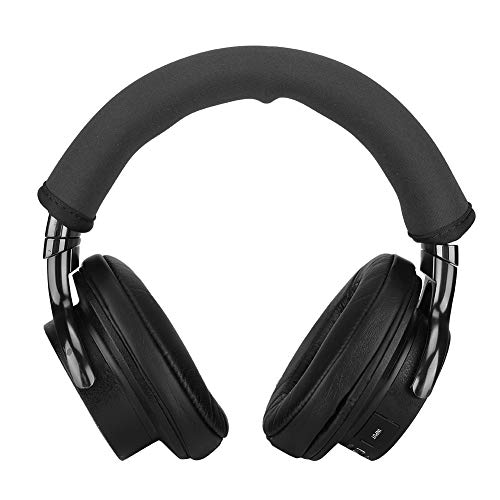 Yencoly Earphone Cover, Replacement Headset Earphone Cushion Headband Pad Cover for Iron Triangle M50 Audio Headset M50 Headset Cover(Black)