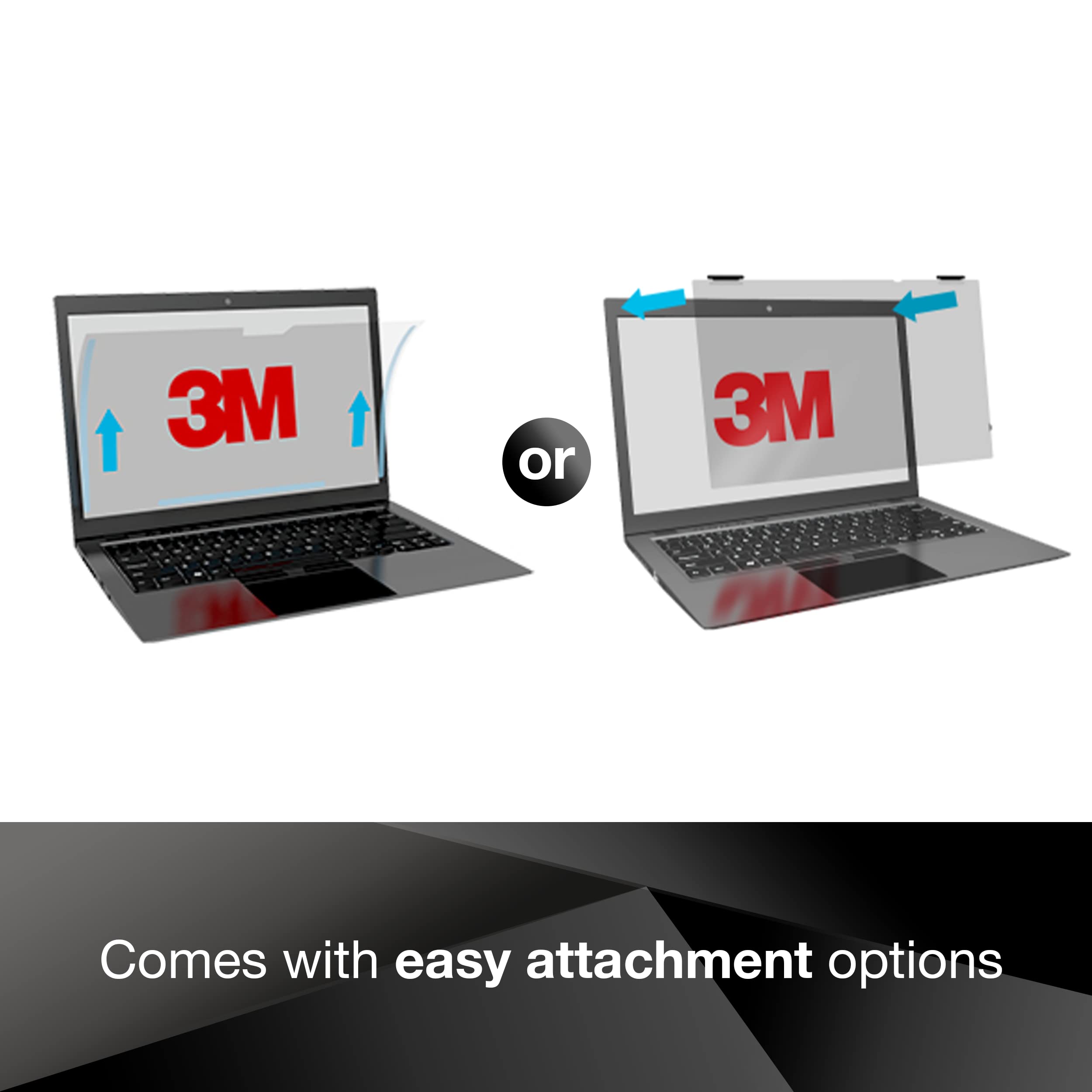 3M Privacy Filter for 11.6" Widescreen Laptop (PF116W9B) , Black