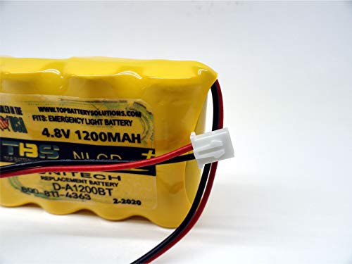 UNITECH D-A1200BT, SL026-139 Emergency Light Battery 4.8V 1.2Ah