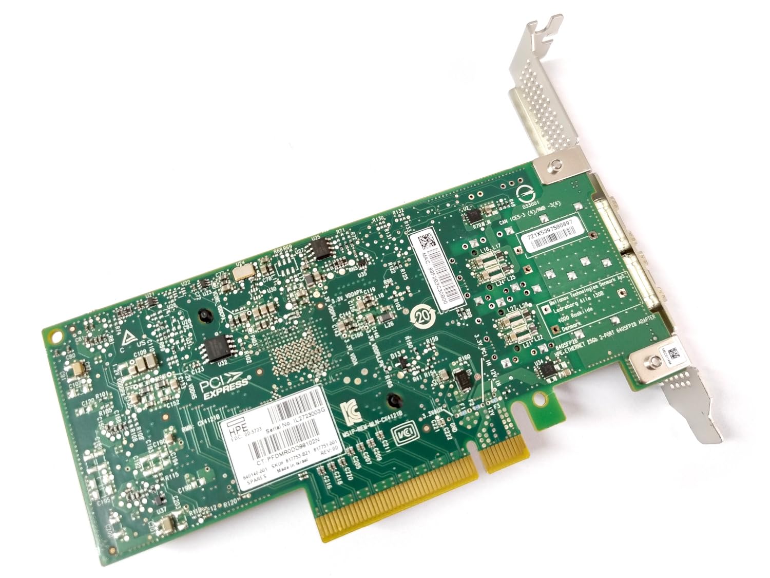 Hpe 840140-001 ETHERNET 10/25Gb 2-Port 640SFP28 Adapter Network Card