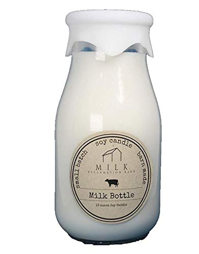 Milk Reclamation Barn's Milk Bottle (13 oz) Candle, Welcome Home
