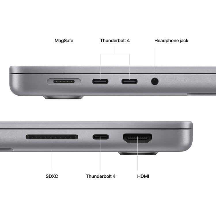 Apple MacBook Pro 14.2" with Liquid Retina XDR Display, M2 Max Chip with 12-Core CPU and 30-Core GPU, 64GB Memory, 1TB SSD, 96W USB-C Power Adapter, Space Gray , Early 2023