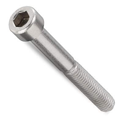 M8-1.25 x 45mm Socket Head Cap Screw 18-8 Stainless Steel (Quantity: 10) Coarse Thread/Partially Threaded