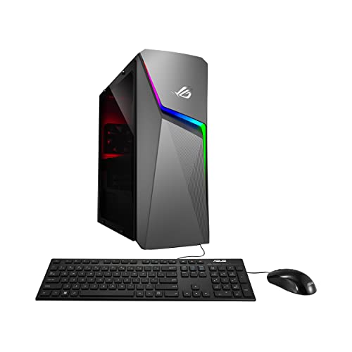 ASUS ROG Strix G10DK Gaming Desktop PC, AMD Ryzen 7 3700X, GeForce GTX 1660 Ti, 16GB DDR4 RAM, 512GB PCIe SSD, Wi-Fi 5, Windows 10 Home, G10DK-AB764