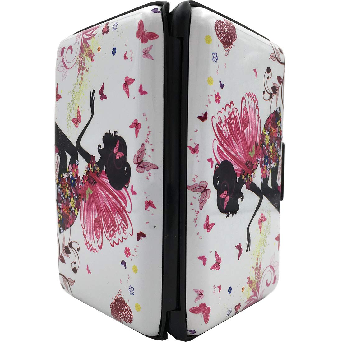 BFL RFID Credit Card Holder for Women or Men, Theft Proof Credit Card Holder, Slim Design Fits in Pocket (girl)
