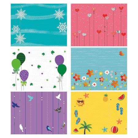 2024 Photo Fun Scrapbook Wall Calendar, 12-Inch x 9-Inch Size Closed, 18-Inch Size Open, Large Bookstore-Quality, DIY Spiral-Bound Hanging Monthly Wall Calendars for Kitchen & Office, by Current