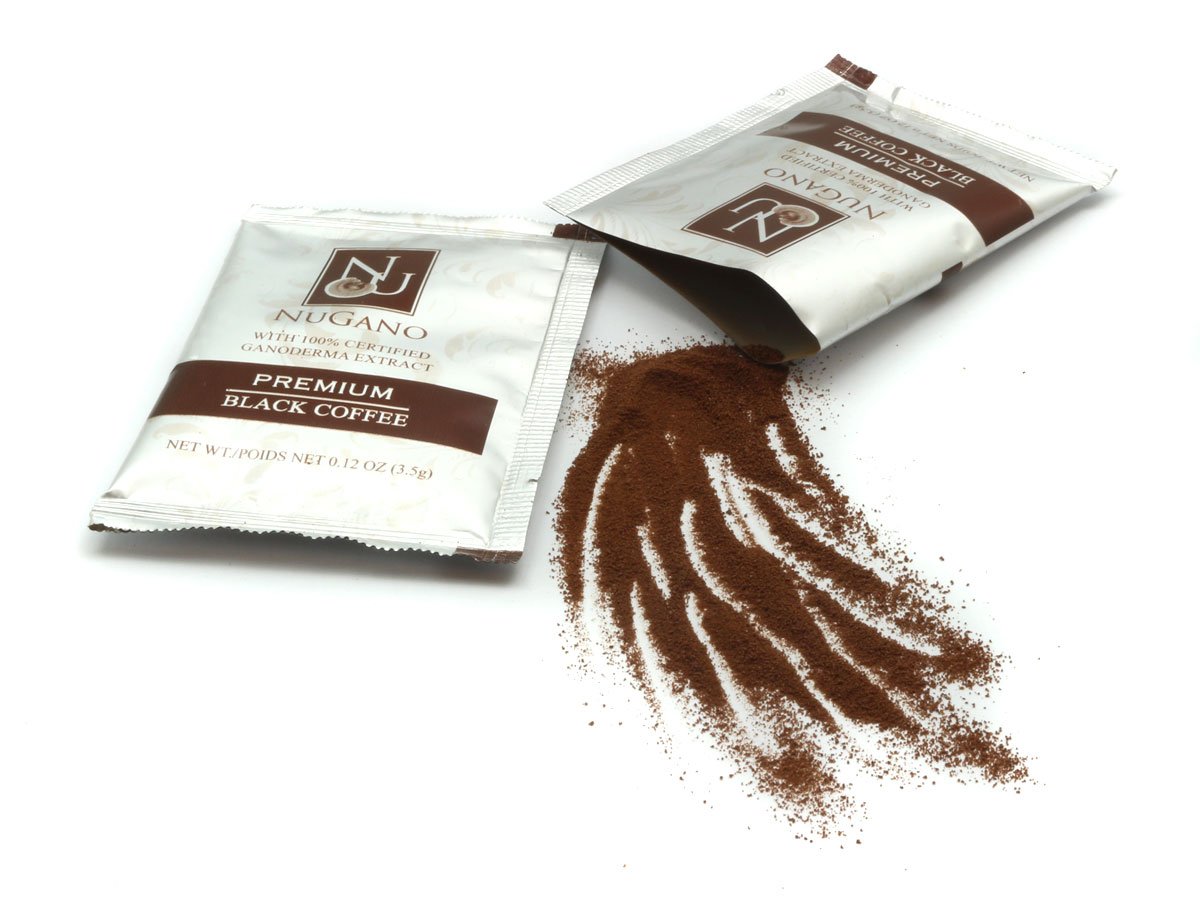 360 sachets Nugano Ganoderma Black Coffee with 100% certified Ganorderma Reshi Extract|100% Natural Beans Dark Roast Gluten Free, Sugar Free, Zero Calories Good For Diet