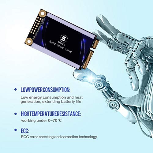 SSD MSATA 120GB Shark Speed Internal Solid State Drive High Performance Hard Drive for Desktop Laptop SATA III 6Gb/s(120 gb, MSATA)