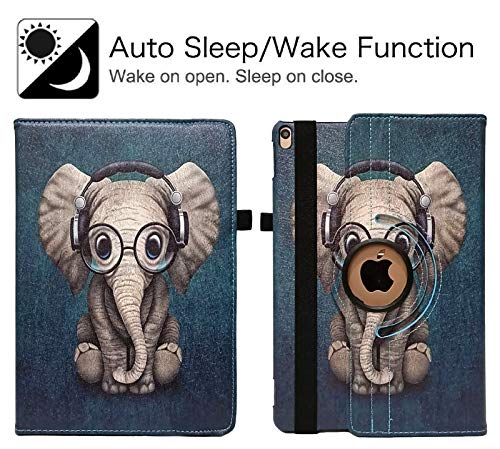 Newraturner Rotating Case for iPad 9th Generation (2021) / 8th Generation (2020) / 7th Gen (2019) 10.2 Inch --360 Degree Rotating Stand Protective Cover, Auto Sleep/Wake Function
