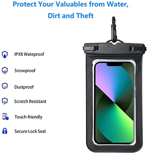 BMHOLU Waterproof Phone Pouch (5) Brown