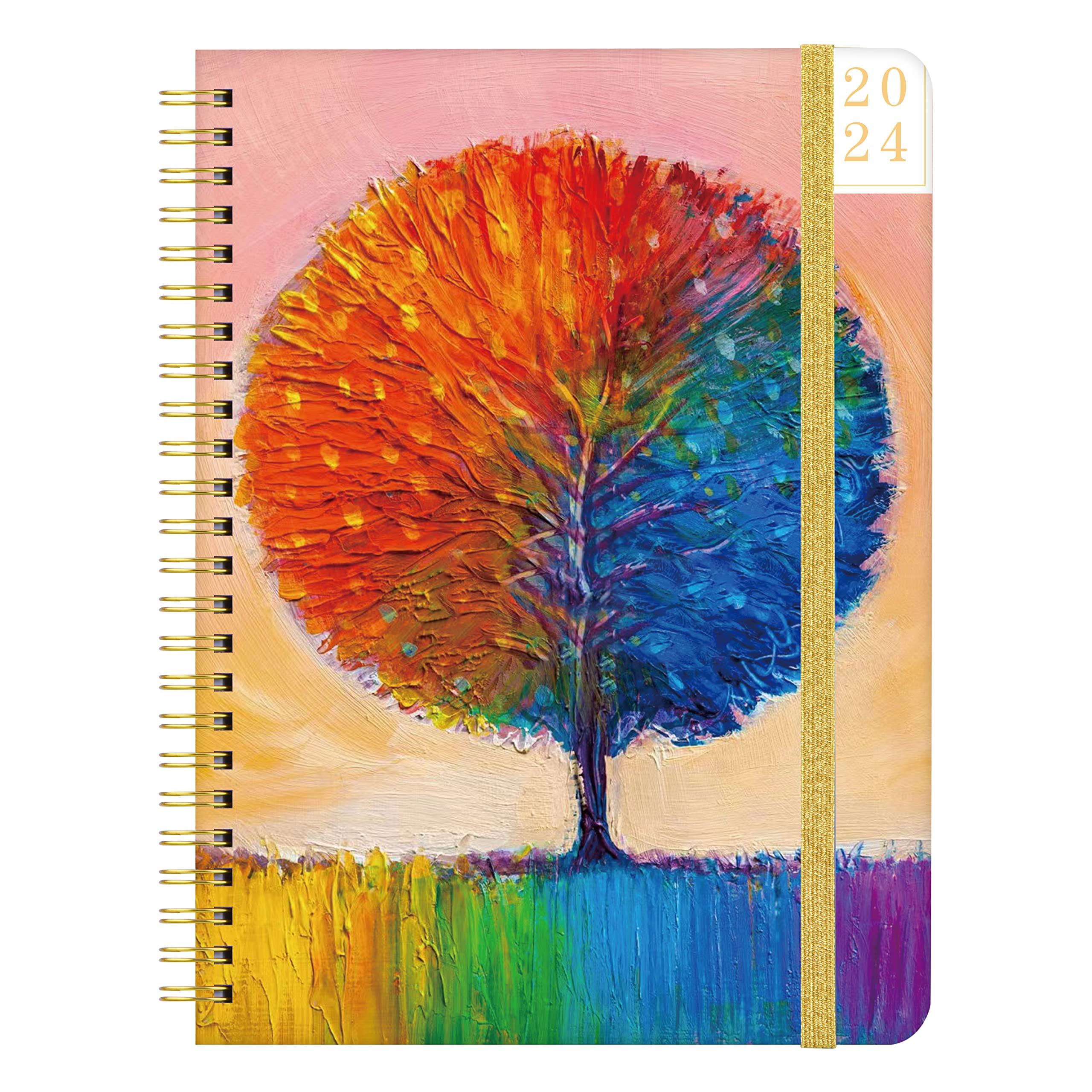 2024 Planner - Academic Weekly & Monthly Planner 2024 with Monthly Tabs, Daily Planner Yearly Agenda Calendar Organizer, Jan 2024-Dec 2024, 6.3" x 8.5"
