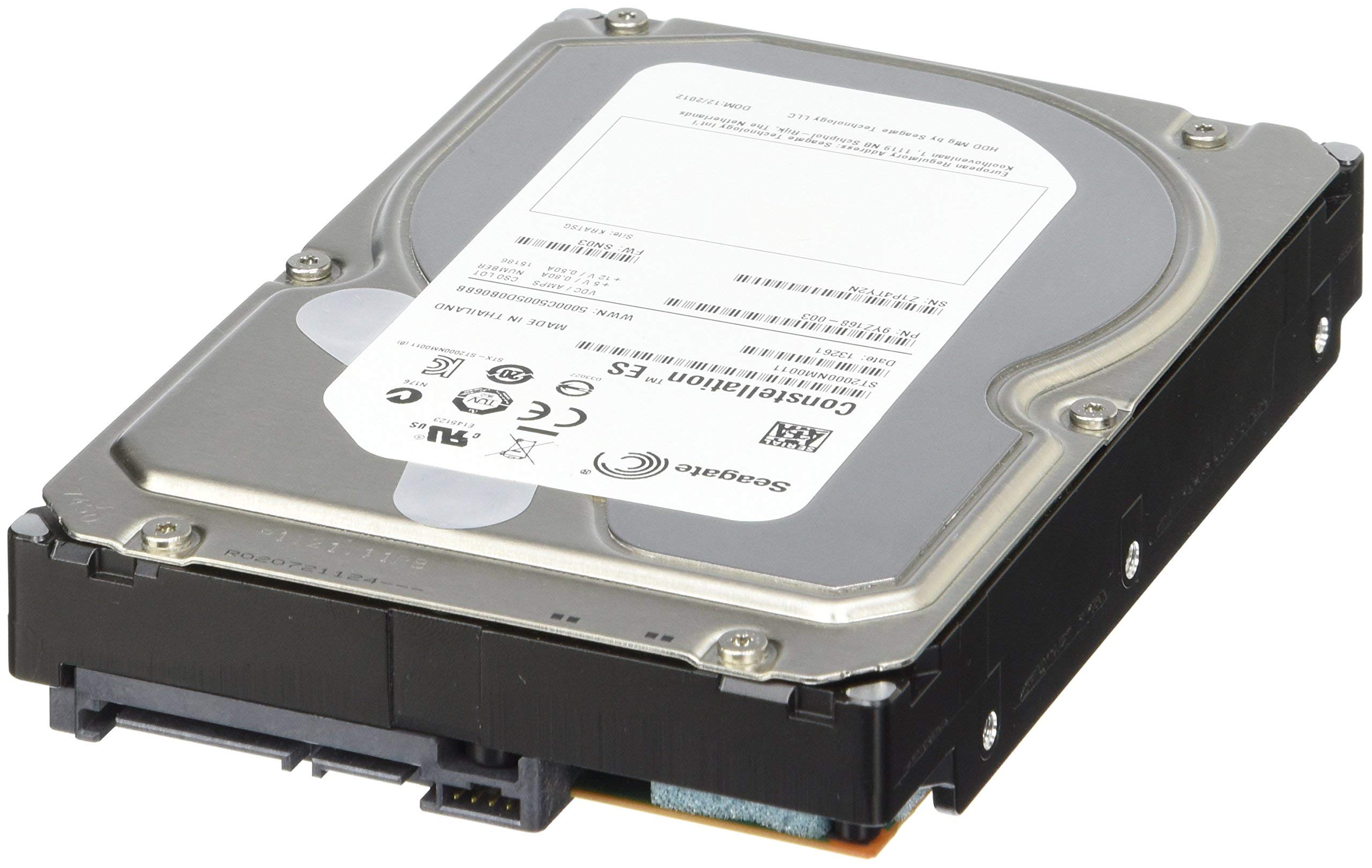 Seagate Constellation ES 2 TB 7200RPM SATA 6Gb/s 64MB Cache 3.5 Inch Internal Bare Drive (ST2000NM0011) (Renewed)
