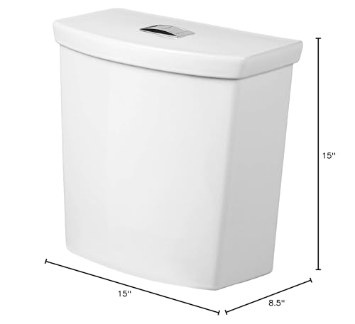 American Standard 4133A518.020 H2OPtion Dual Flush Tank Complete with Aquaguard Liner, White