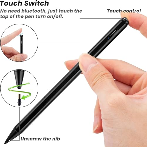 EVACH Pencil Grips for Apple Pencil 1st & 2nd Generation, USB-C & Pro - Comfortable Pencil Grips for Writing and Drawing,Set of 3 Colors(White Pink Green) - Ergonomic Precision
