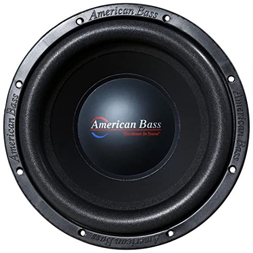 American Bass Usa XO 1044 600 Watt Max Dual 4Ohm 10 Inch Subwoofer, Black