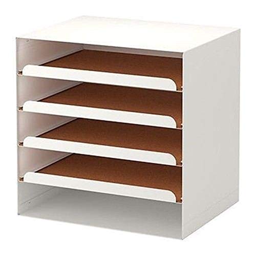 TimmyHouse Letter Paper Shelf Holder Rack TraySteel and Cork Mid Century Modern Style