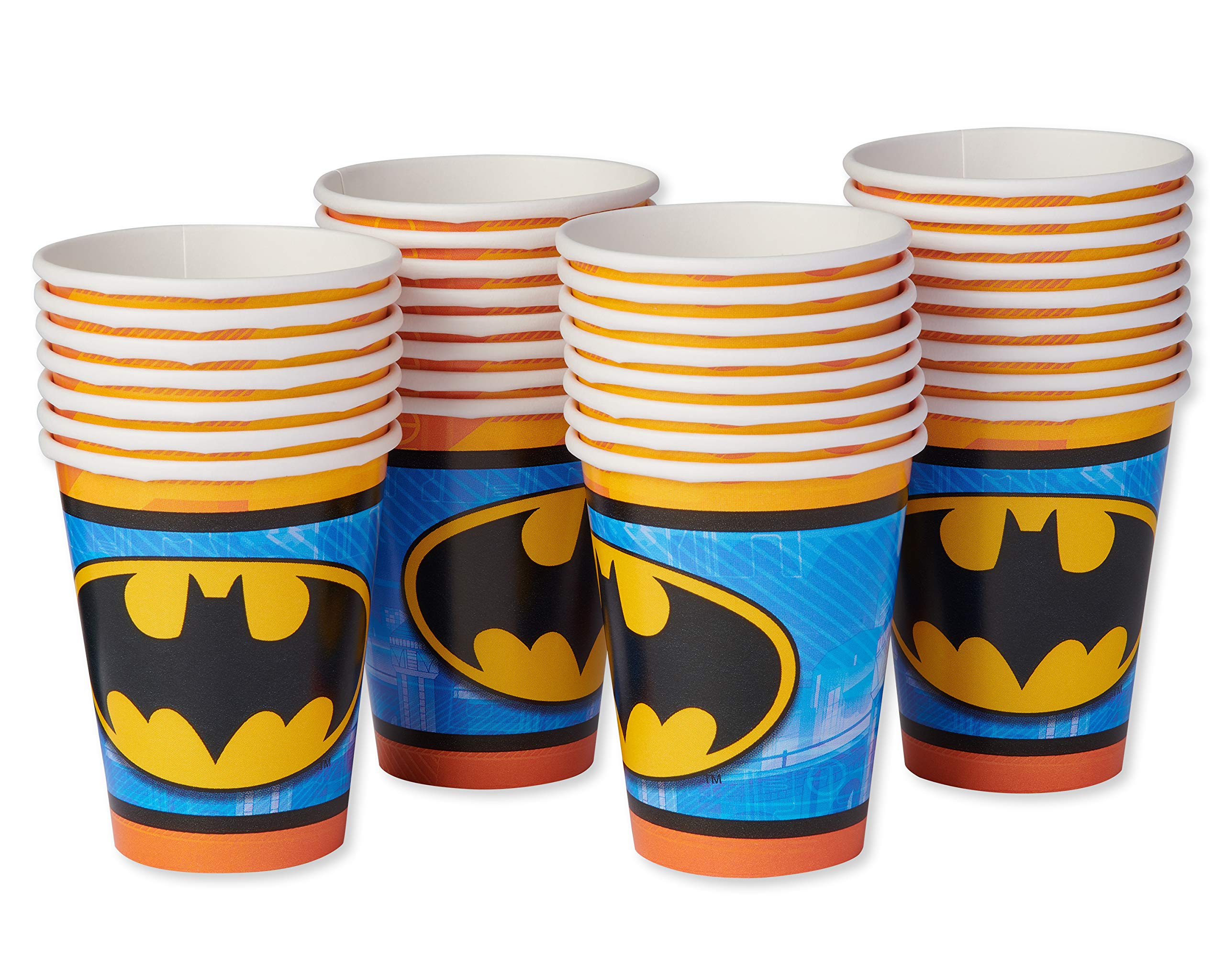 American Greetings Batman Party Supplies, 9 oz. Paper Cups (32-Count)
