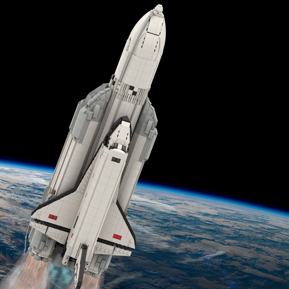 3,844 PCS Space Launch System Energia Buran Rocket Building Kit, Super Heavy Launch Vehicle Energia Building Toy Set, Buran Space Shuttle Energia Model Building Block, Science Rocket for Space Lovers