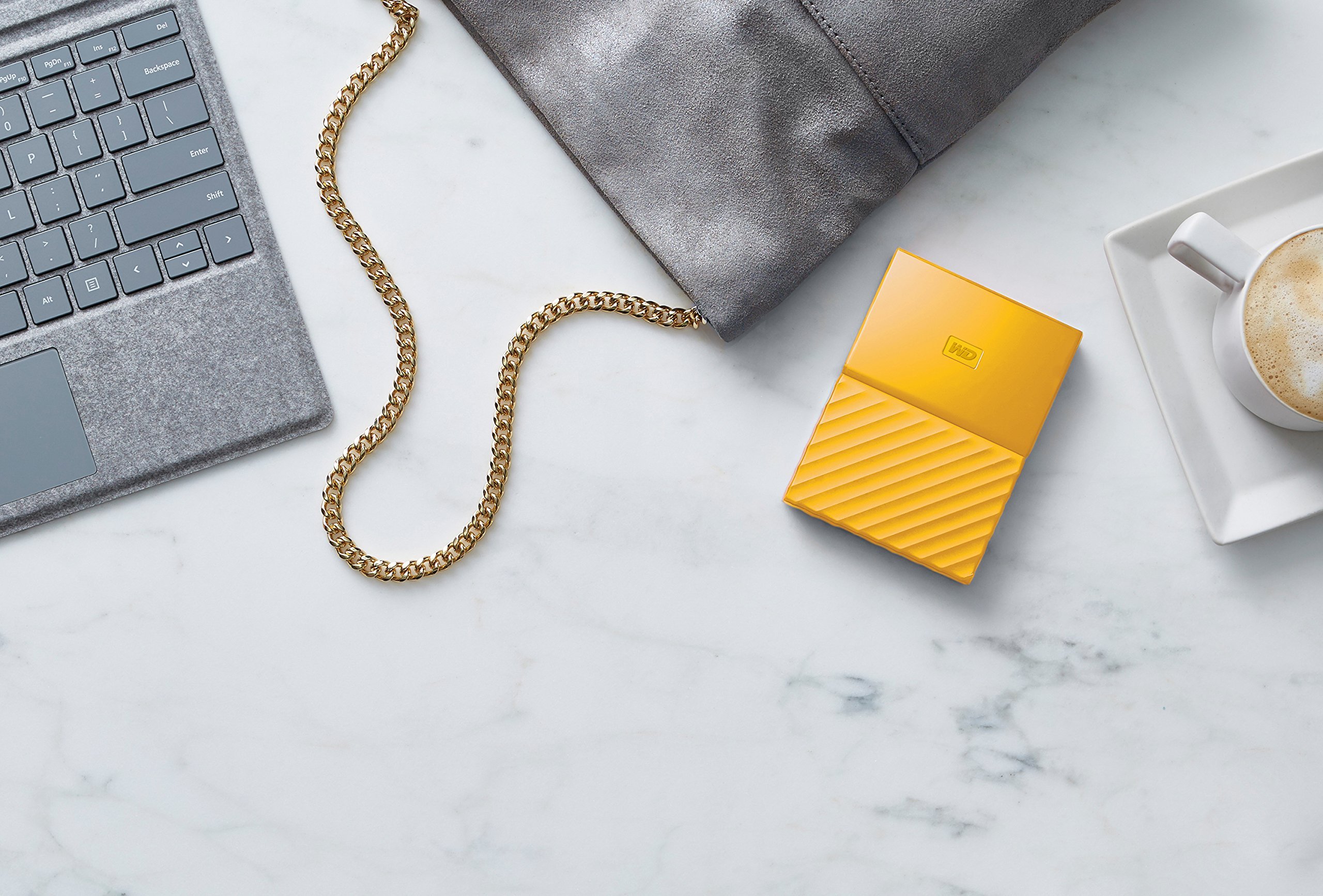 WD 2TB Yellow My Passport Portable External Hard Drive - USB 3.0 - WDBS4B0020BYL-WESN (Renewed)