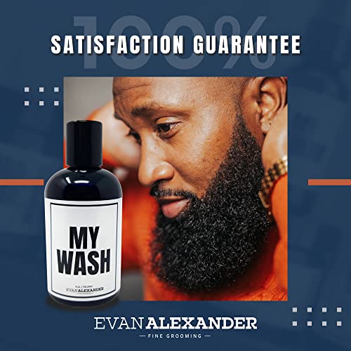 Evan Alexander Fine Grooming MY Wash Detoxifying Beard Shampoo, Fresh, 4 Fluid Ounces
