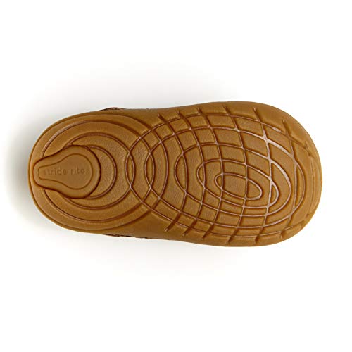 Stride Rite baby boys Soft Motion Sonny Sandal, Brown, 4.5 Wide Infant US