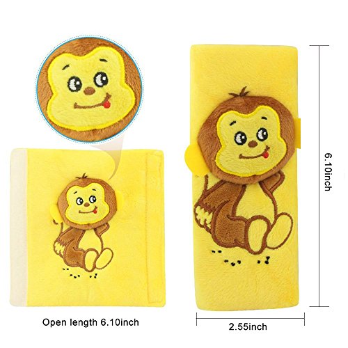 Infant and Baby Car Seat Strap Covers,Stroller Belt Covers,Head Support, Shoulder Pads
