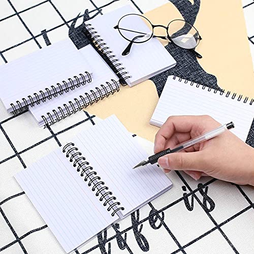 Koogel 400 Pages Index Card, 3 x 5 Inch White Learning Card Note Cards 8 Pack of White Paper Ring Index Cards Bulk Index Cards for Home School Office