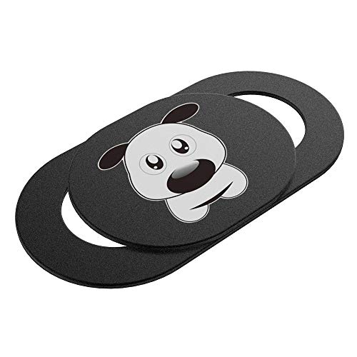 Haulonda Webcam Cover Slider,Ultra Thin Cute Dog Web Camera Lens Shutter-Protect Against Surveillance for Laptop/iPhone/iPad/Smartphone(6Pack)
