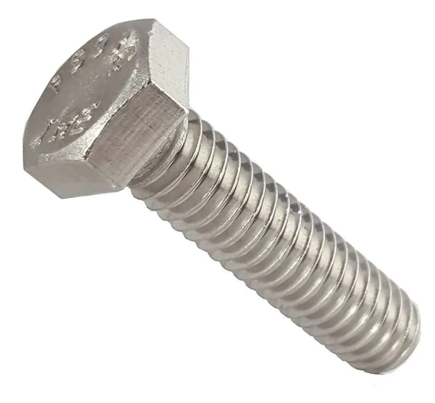 5/16"-18x7/8" Stainless Steel (SST) 18-8 Hex Head Cap Screws (HHCS) Fully Threaded Size: 5/16"-18 | Length: 7/8" | (50 Pieces)