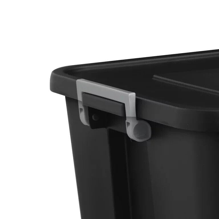 32 Gallon Plastic Storage Containers Box Stackable Tote Bin Lid Organizer