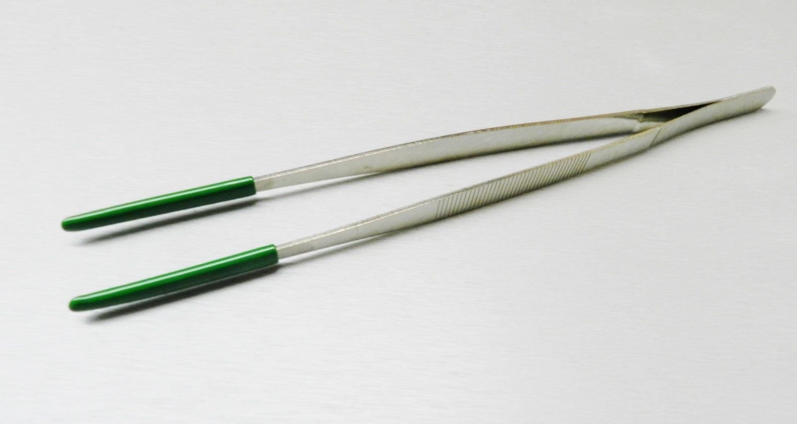 Tweezers Rubber PVC Coated Tips 12" Stainless Steam Ultrasonic Cleaning for Lab Industrial Jewelry Tool Tweezers Tips Have Rubber Coating for Securely Holding to Not Mar Scratch the Article By JTS