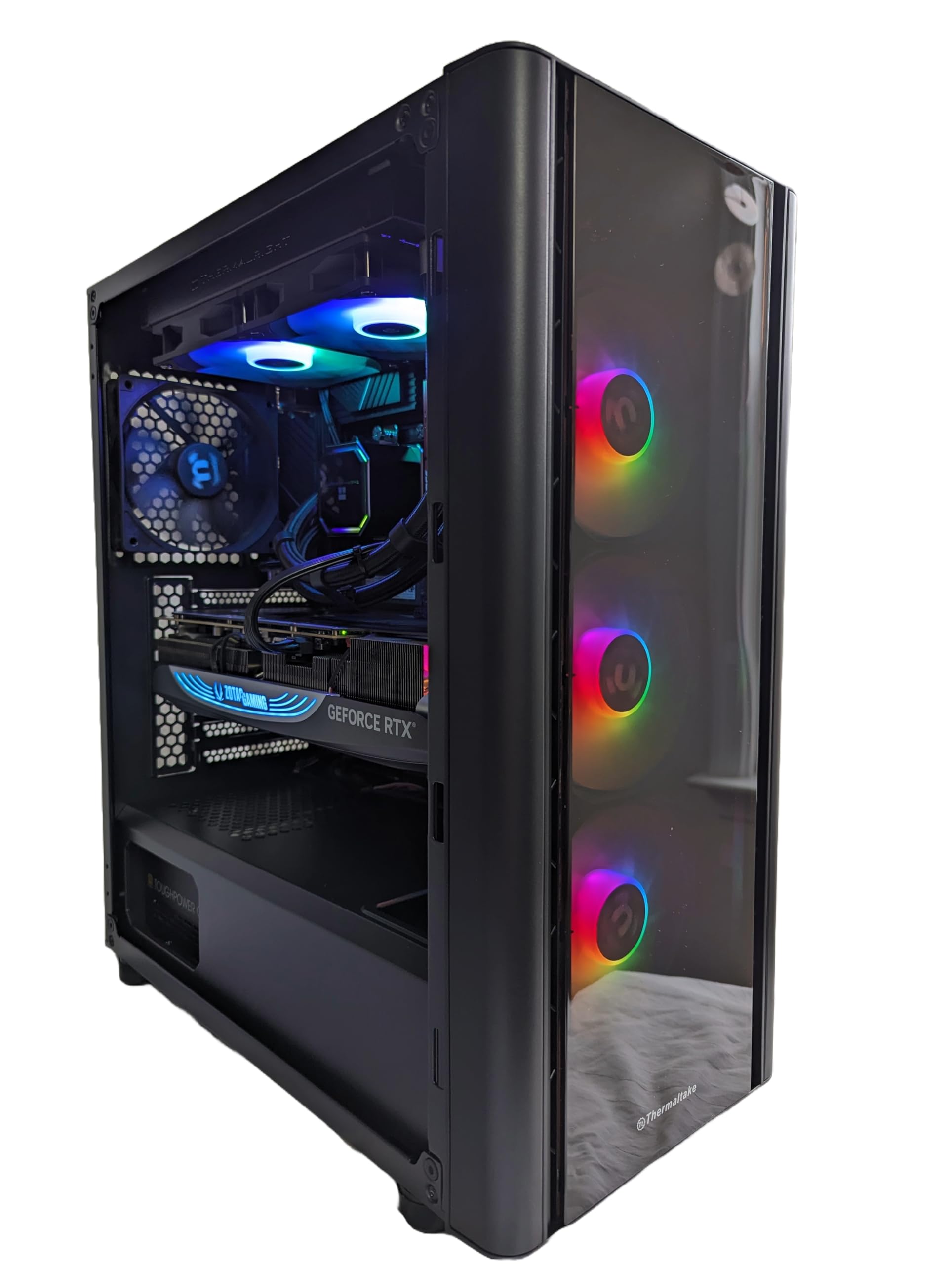 Centaurus Polaris 5A8 PC - AMD Ryzen 9 7900X 12-Core, 32GB DDR5 RAM, RTX 4090 24GB, 2TB NVMe SSD, 240mm Liquid Cooler, Windows 11 Pro | VR Ready Custom Gaming Computer Desktop