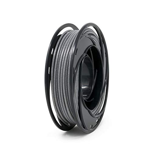 Gizmo Dorks Glitter PLA 3D Printer Filament 3mm (2.85mm) 200g, Gray