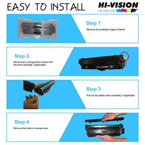 HI-VISION HI-YIELDS Compatible MLT-D105L Toner Cartridge Replacement for Samsung 105L D105L Work with SCX-4623F SCX-4623FN SCX-4623FW ML-2525 ML-2525W ML-1910 ML-1915 ML-2540 Printer (2xBlack)