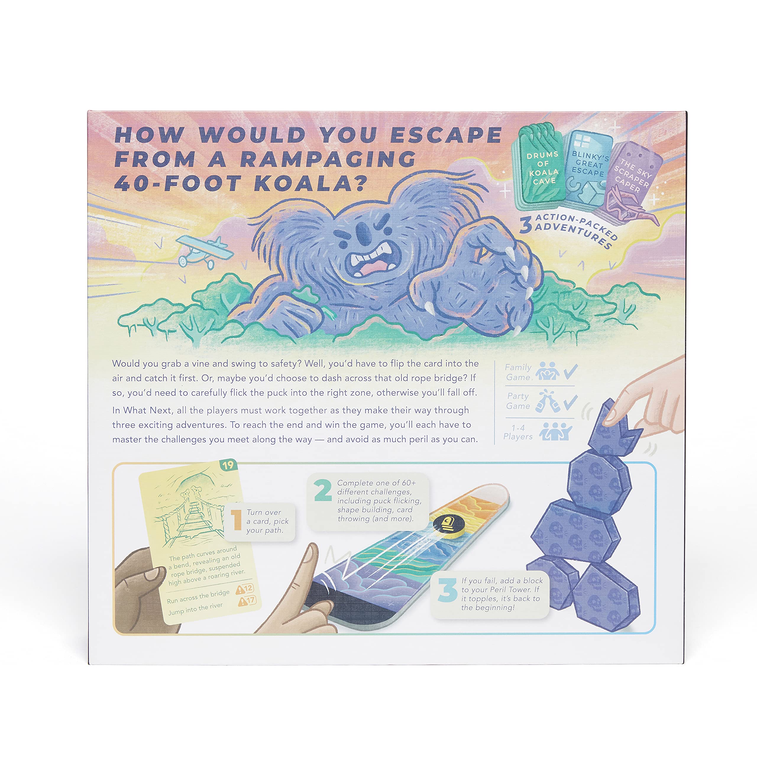 Big Potato What Next? Cooperative Pick Your Path Adventure Board Game, 1-4 Players