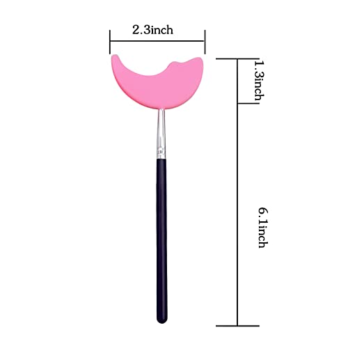 4Pcs Mascara Shield Applicator Guard Shields,Lash Shield for Applying Lashes Eyeshadow Guard, Silicone Reusable Eyes Makeup Tool, Prevent Makeup Residue(Transparent, Pink, Purple, Green)