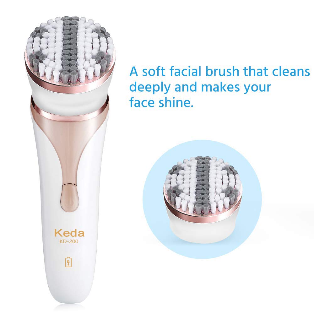 Electrical Shaver for Women,OOCOME Epilator Rechargeable Waterproof Bikini Trimmer Lady Electric Shave & Hair Removal ,4 in 1Cordless Wet & Dry Multi-Function Beauty Kits