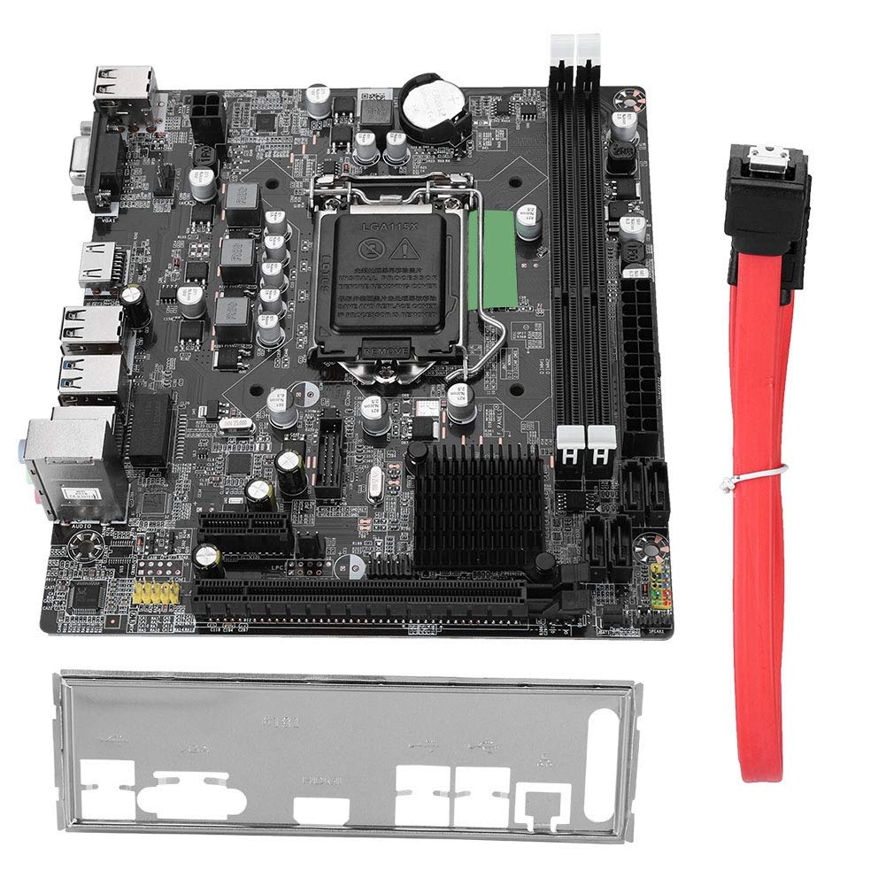 Desktop PC Motherboard,DDR3 Motherboard for Intel B75,LGA 1155,DDR3 1066/1333/1600/1866MHz,6 Channel Audio,PCI E X16 /USB 3.0/SATA 3.0/RJ45//VGA Interface,Support I3 I5 I7 CPU