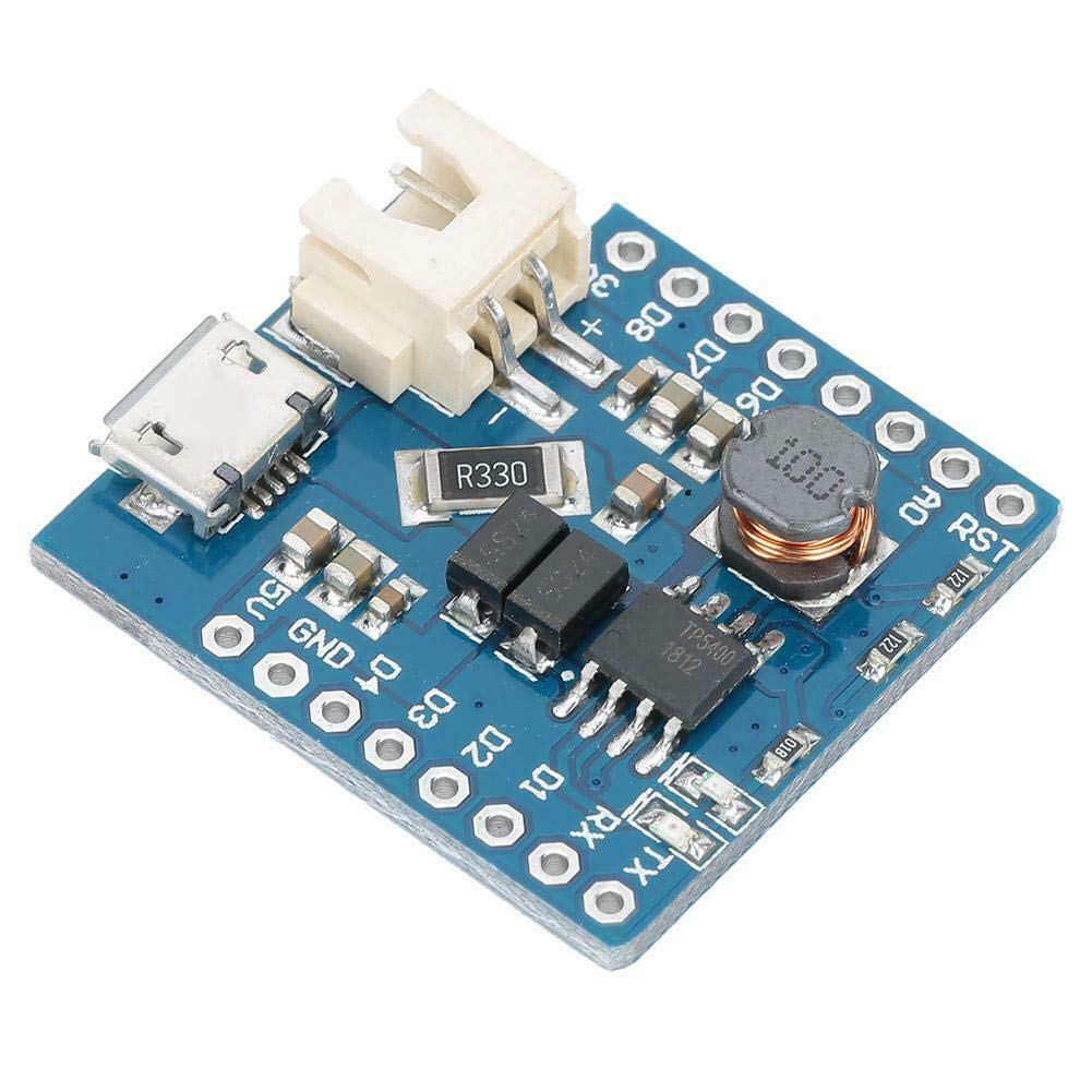 Gump's grocery Battery Shield for WeMos D1 Mini Single Lithium Battery Charging & Boost