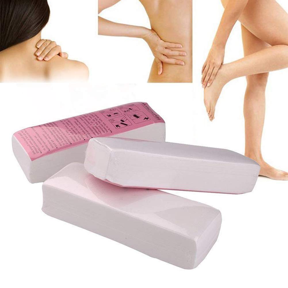 maiduoduo01 100Pcs Disposable Depilatory Paper for Lady ,Soft Non-woven Wax Arm Leg Hair Removal Strip