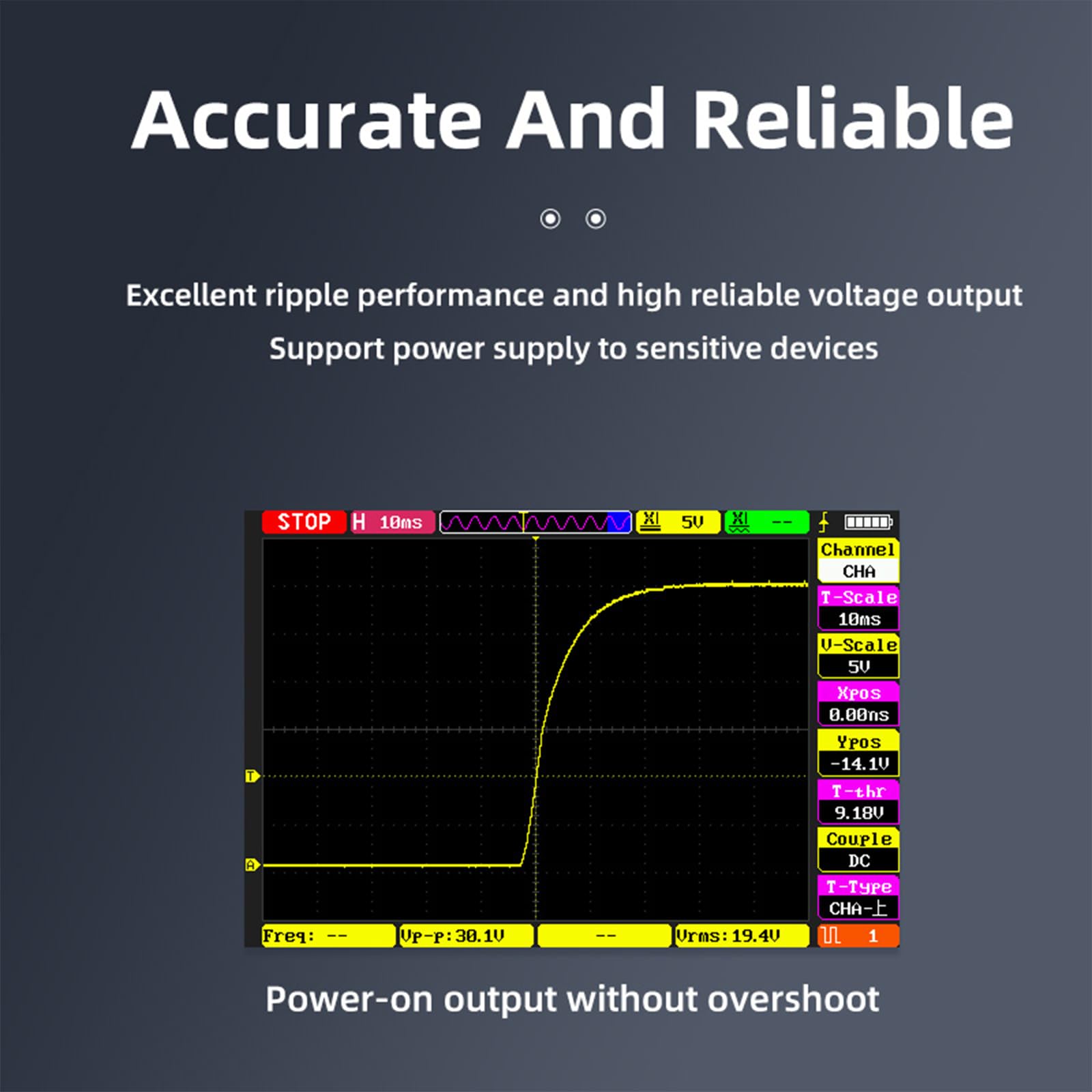 ALIENTEK DP100 DC Power Supply Variable, 30V 5A Bench Power Supply, Adjustable Regulated Digits Display Mini Portable lab Power Supply Voltage Regulator Switch 100W (DP100-1)