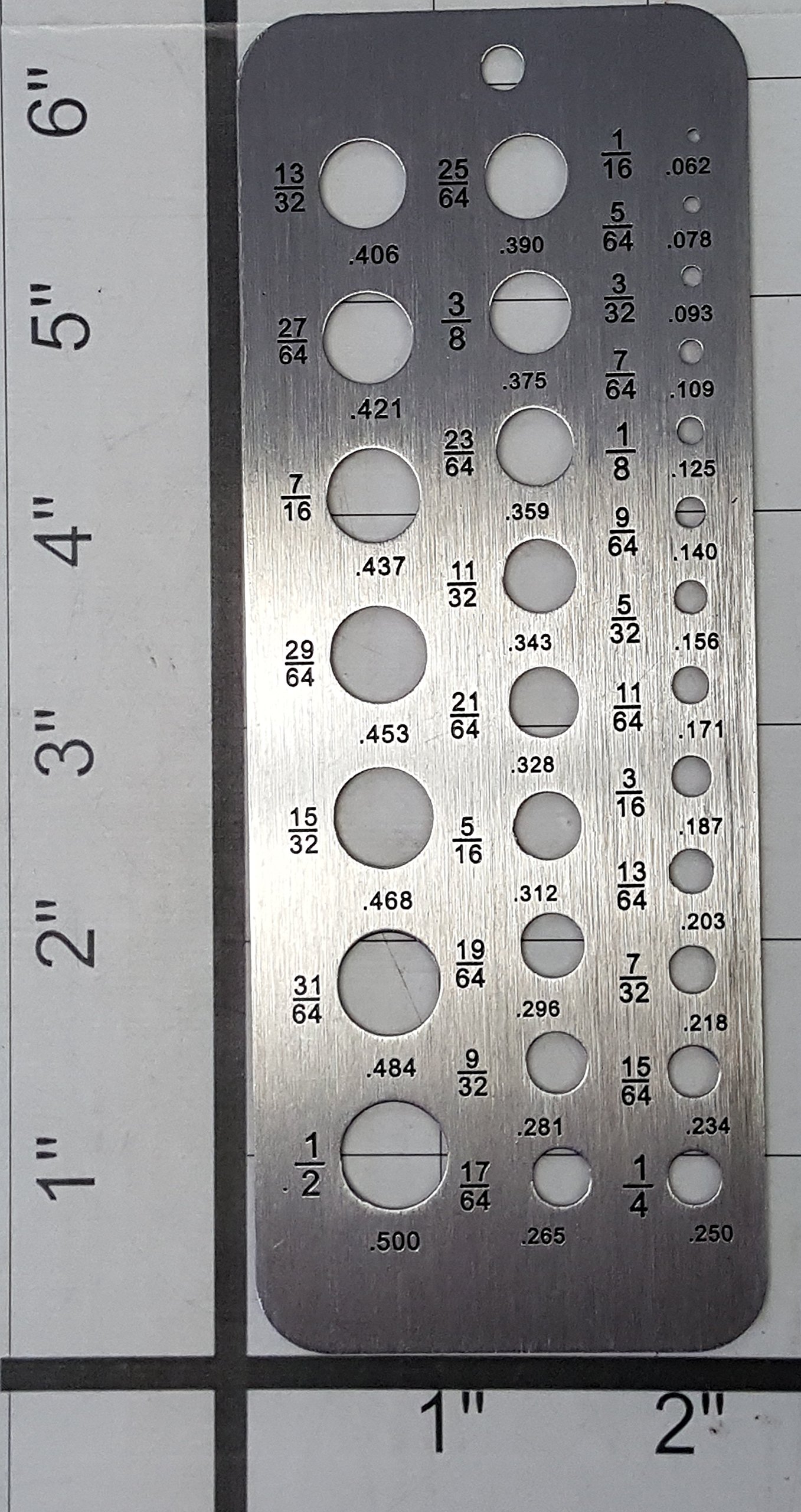 Cal Hawk Tools CZDBG-3 Drill Bit Gauge