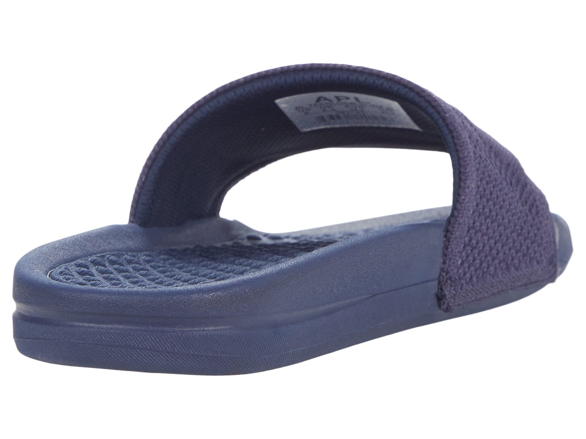 Athletic Propulsion Labs (APL) Big Logo Techloom Slide Navy 6 B (M)